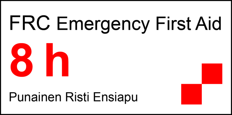 FRC Emergency First Aid 8 h - Ensiapukoulutus